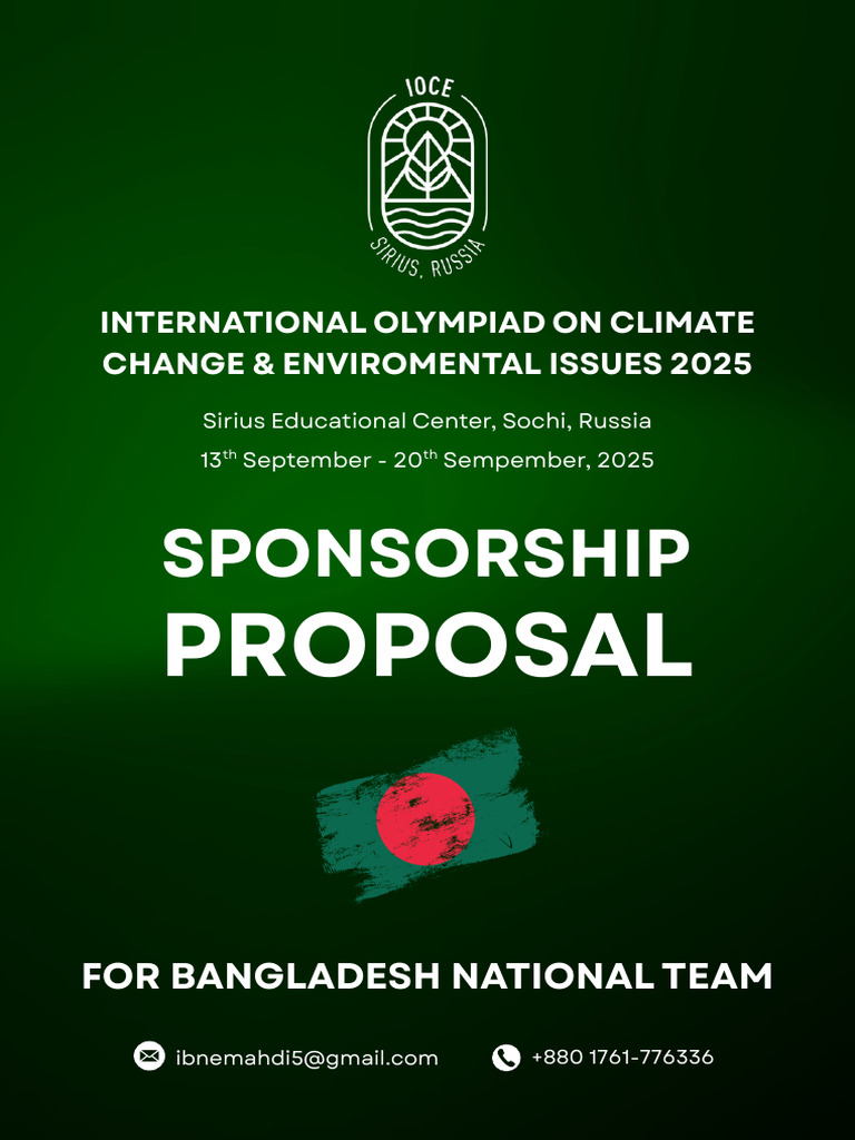 Bangladesh Team at IOCE 2025 | PDF | Sustainability | Artificial ...