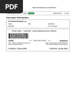 IndiGo Sample Flight Ticket PDF | PDF