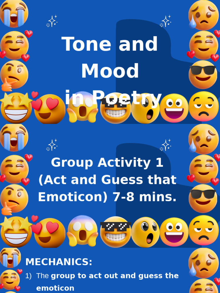Tone and Mood in Poetry | PDF | Poetry | Psychological Concepts