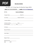 Maintenance Job Card Template | PDF