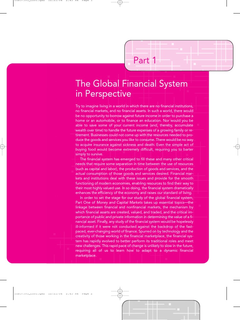 Rose Chap1 | PDF | Financial Markets | Money Market