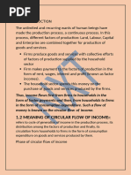 Circular Flow of Income: Class 12 Notes | PDF | Income | Economies