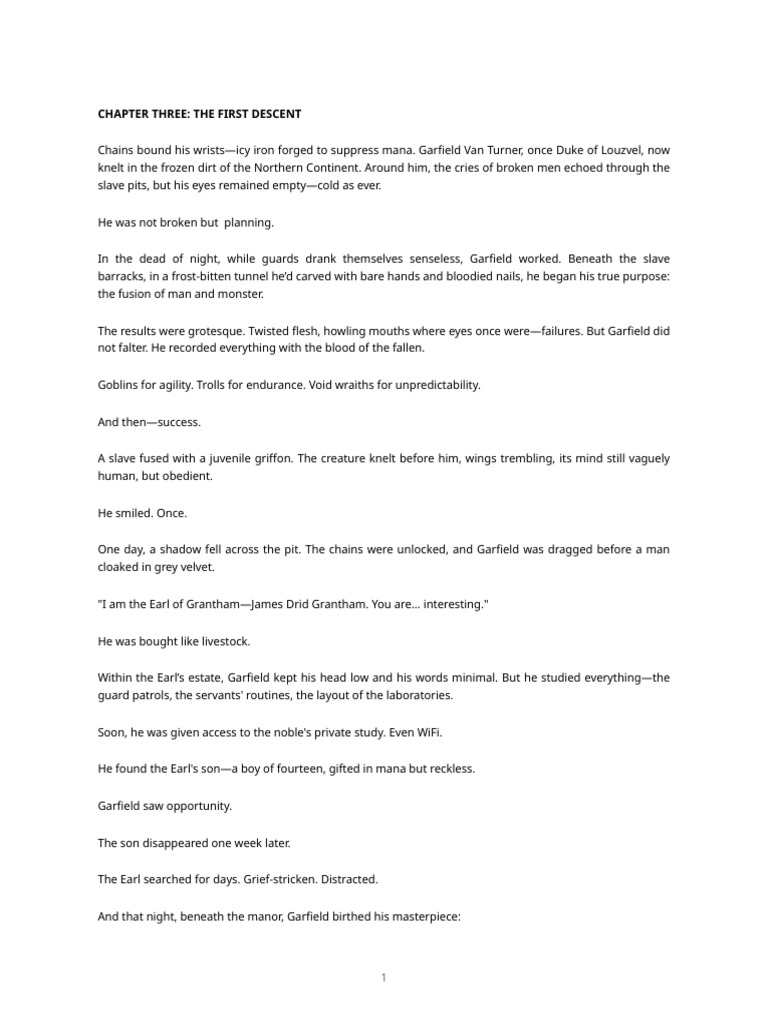 Chapter Two Dark Fantasy | PDF