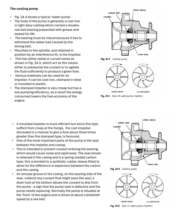 Overview of Coolant Pump Design | PDF