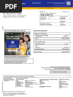 Converge Statement of Account Sample | PDF | Business