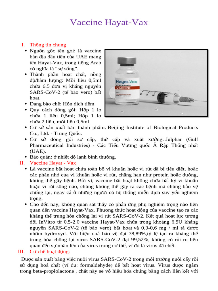 Vaccine Hayat | PDF
