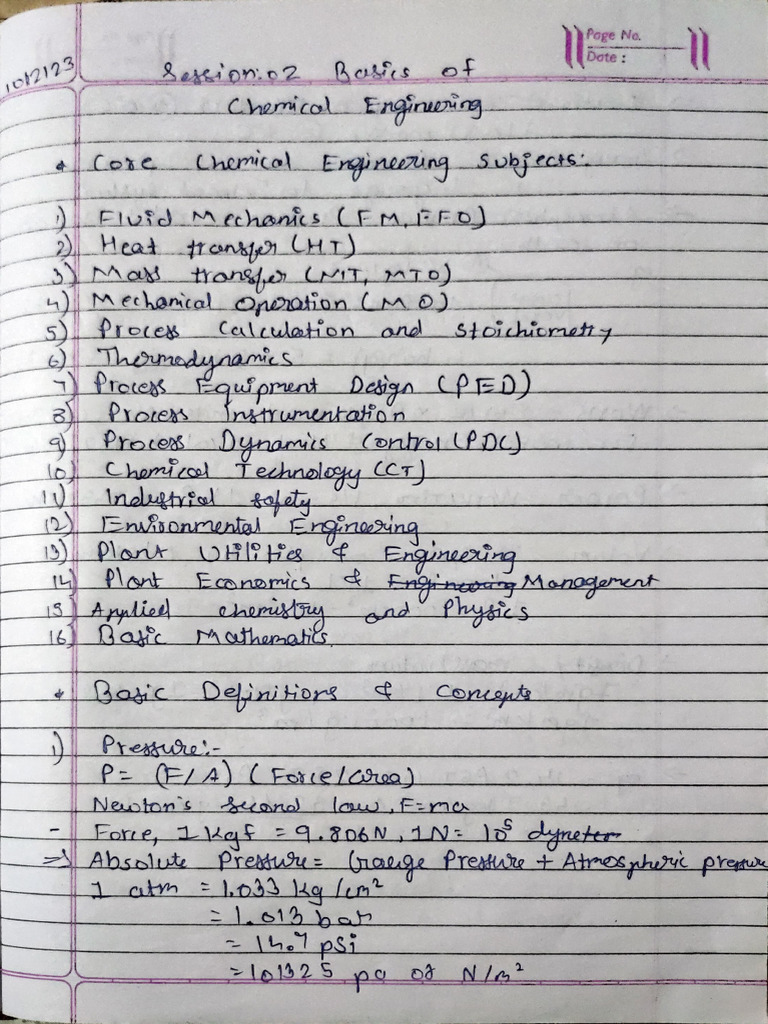 Basics of Chemical Engineering | PDF