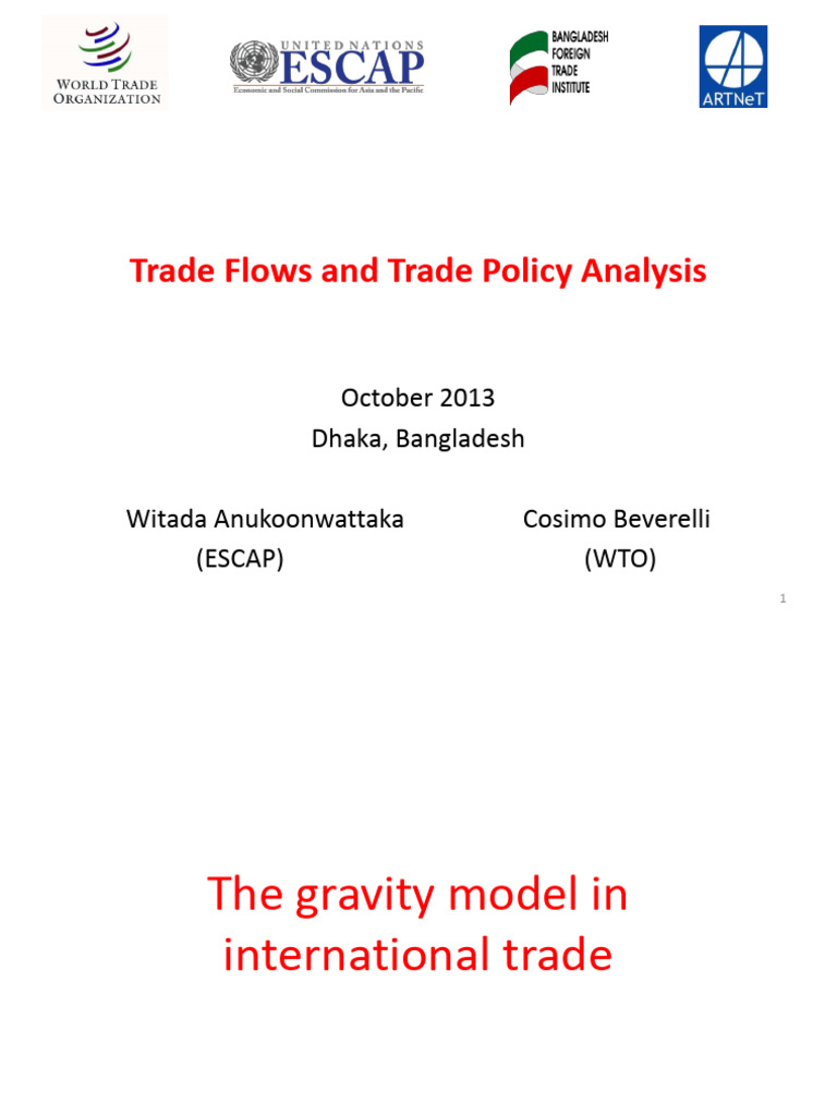 7 The Gravity Model in International Trade - 0 | PDF | Fixed Effects ...