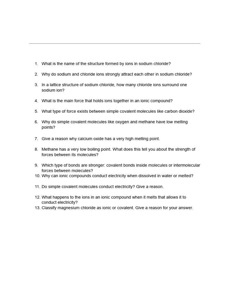 Simple & Giant Structures - Exercise | PDF