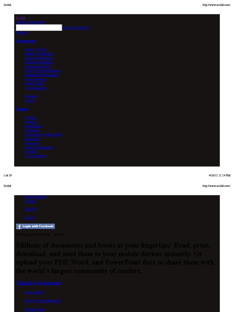 Documents: Scribd | PDF | Scribd | Online Services