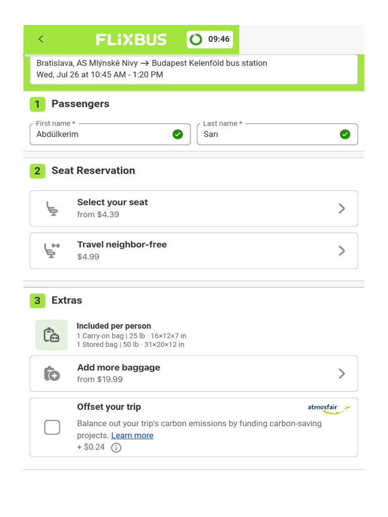 Checkout - FlixBus Budapest | PDF