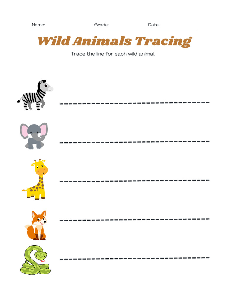 Pre-Writing Practice Worksheet | PDF