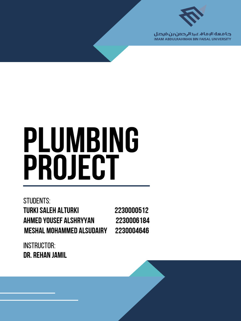 Plumbing Project | PDF