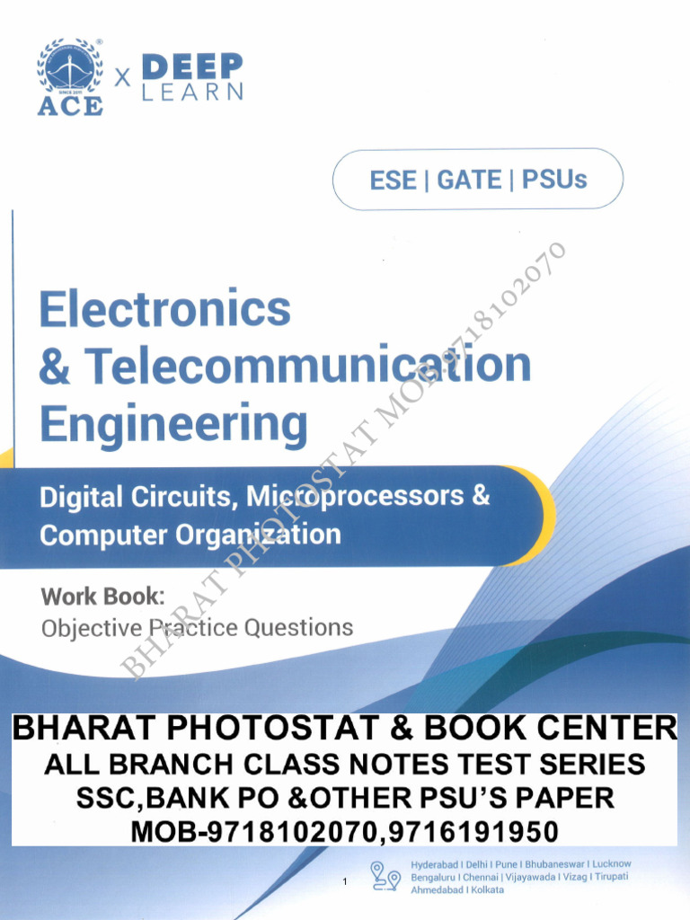 Digital Circuits, Microprocessors & Computer Organization | PDF | Computer Engineering | Computing