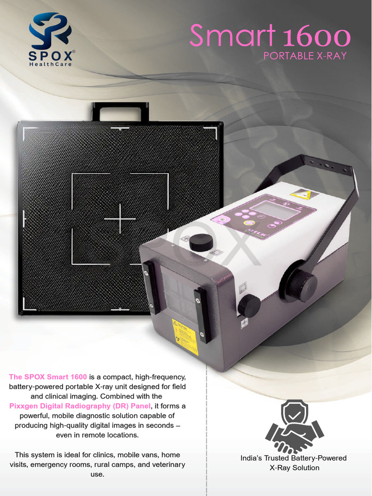 SPOX Smart - 1600 + Pixxgen DR | PDF | Battery Charger | Imaging
