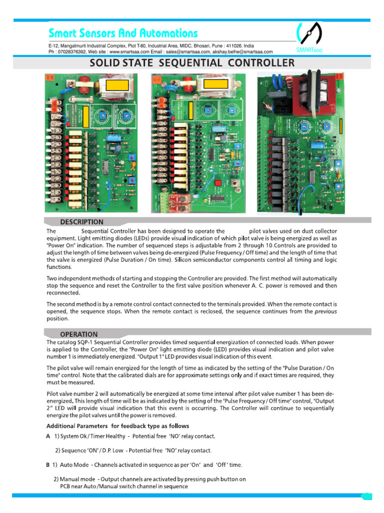 Bag Filter Sequence Timer | PDF