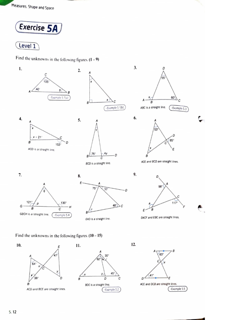 Recttilinear Angles Parallel Lines-13 | PDF