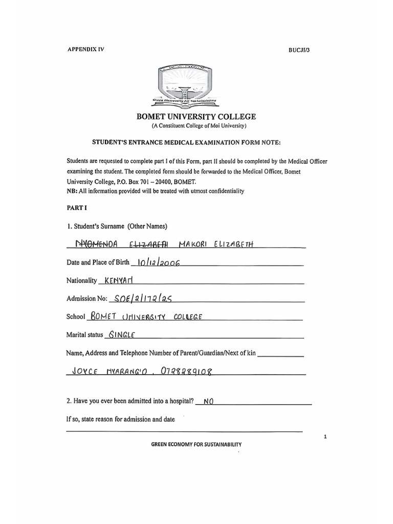 Medical Entrance Bucj 3 | PDF