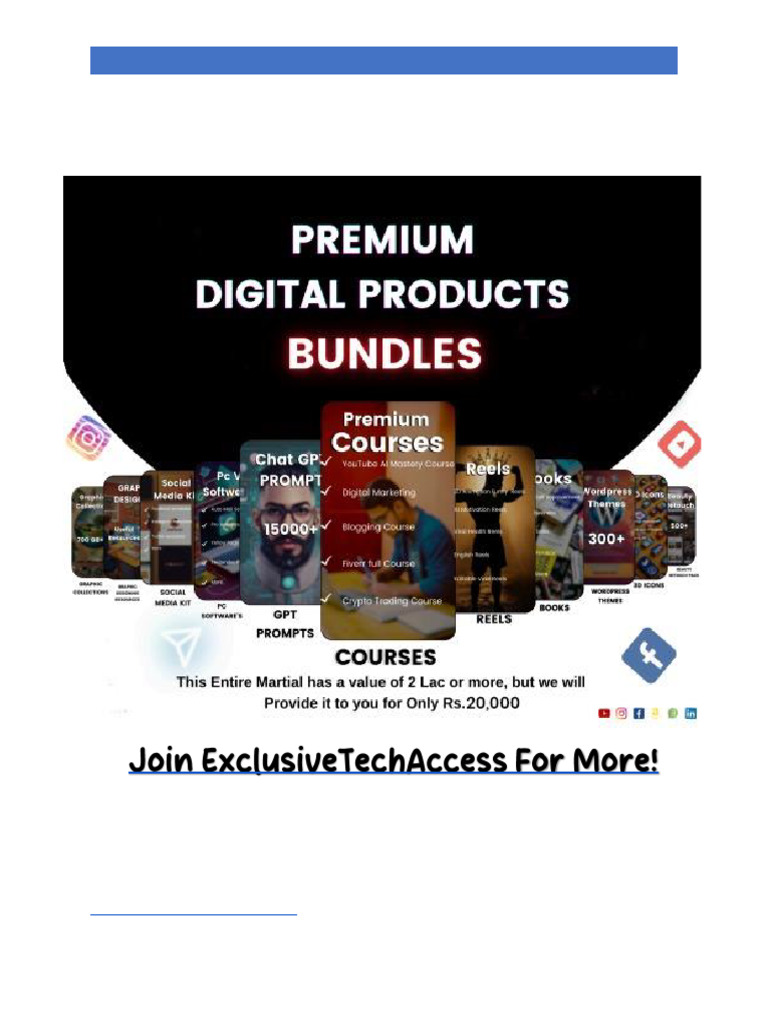 Digital Product Bundles Access Guide | PDF