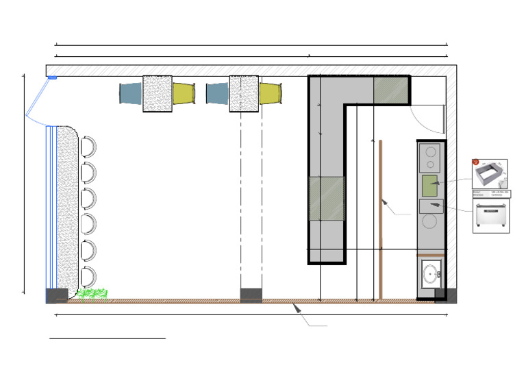 Kitchen Detail Plan with Dimensions | PDF