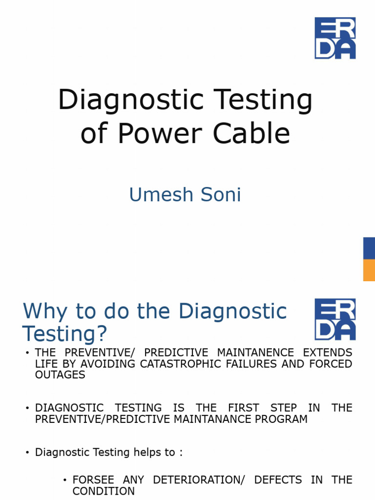 Diagnostic Testing of Cable-22.09.2022 | PDF | Capacitance | Capacitor
