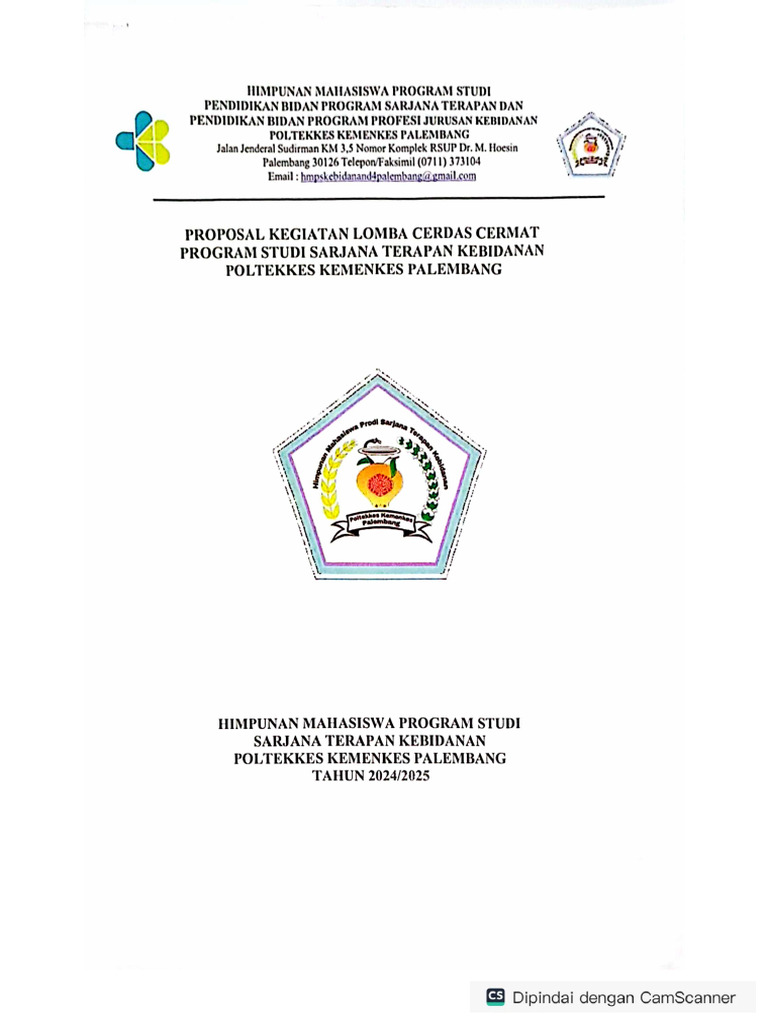 Proposal Cerdas Cermat Scan | PDF