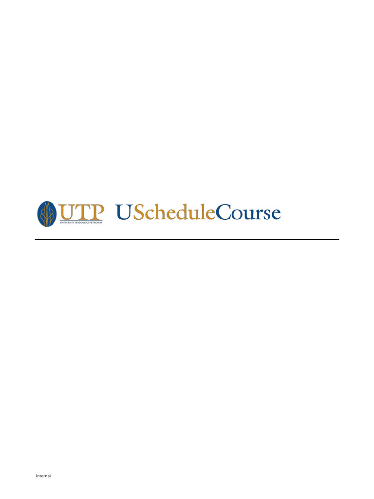 UTP USchedule Course Access Guide | PDF | Software | Computing
