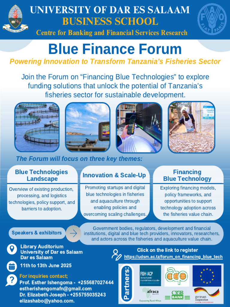 Forum On Financing Blue Technologies To Unlock The Potential of The ...