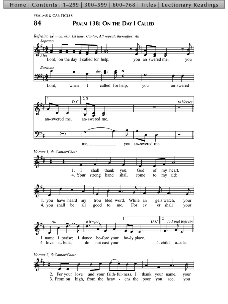 Psaume 138 | PDF