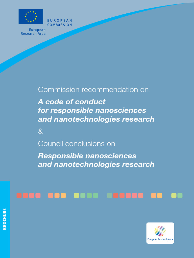 A Code of Conduct For Responsible Nanosciences and Nanotechnologies ...