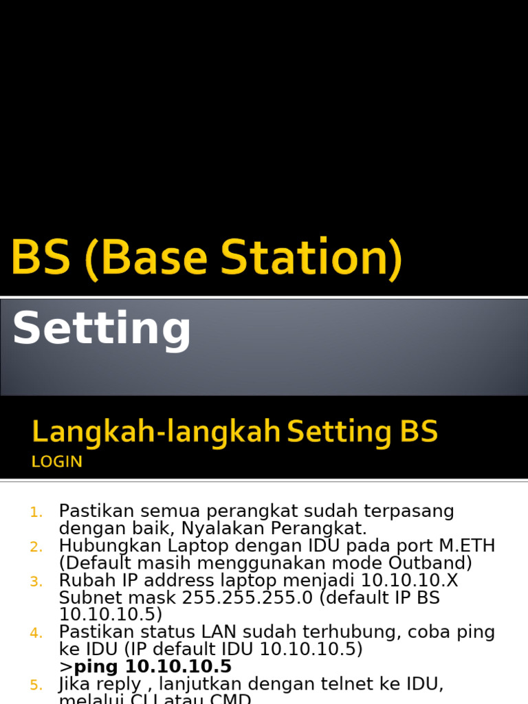 BS Station Configuration Guide | PDF | Wi Max | File Transfer Protocol