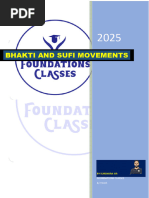 Bhakti Sufi Traditions Detailed Notes | PDF