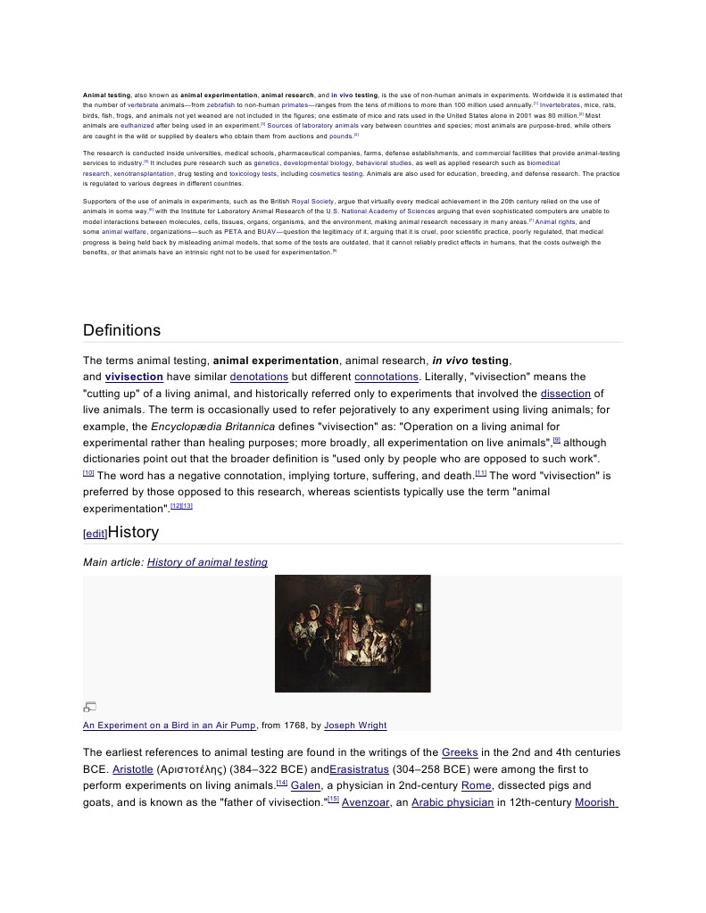 Animal Testing | PDF | Animal Testing | Animal Welfare