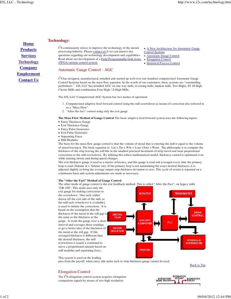 AGC Tenova | PDF | Control System | Systems Theory
