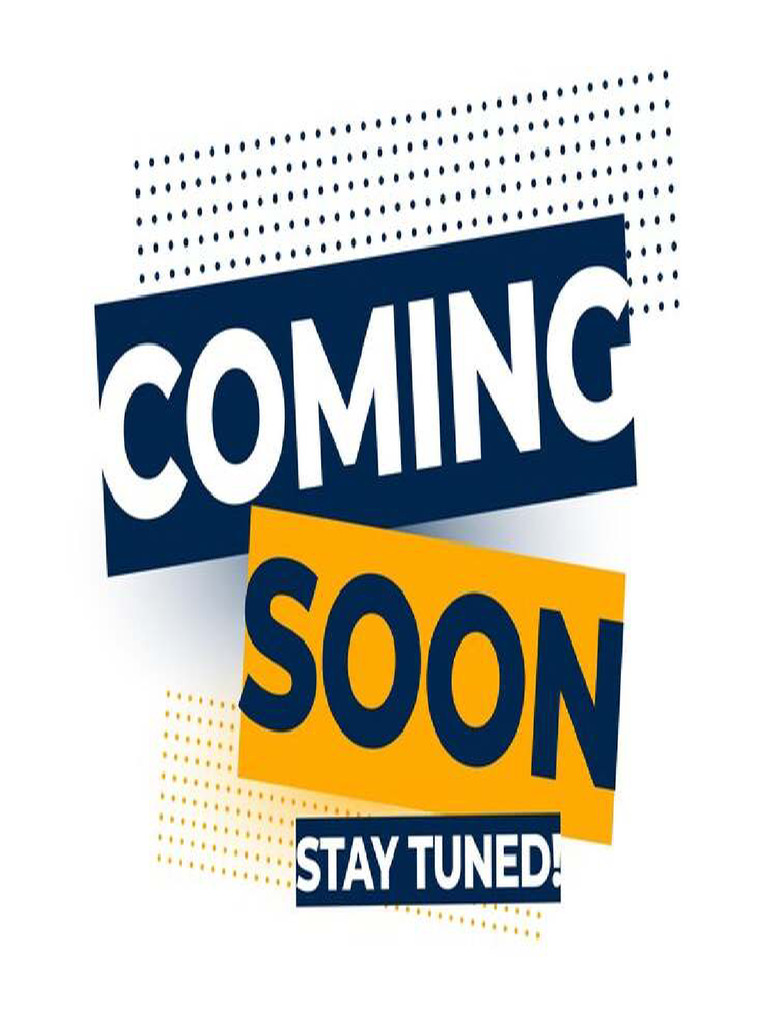 Coming Soon | PDF