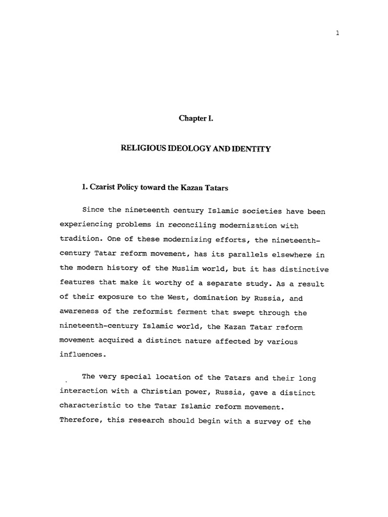 Kanlıdere - 1 Czarist Policy Toward The Kazan Tatars | PDF | Copyright | Business Law