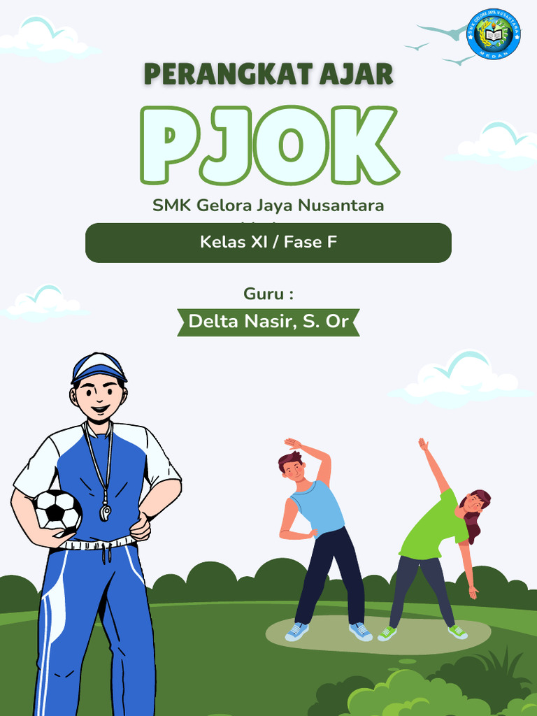 1 Cover Pjok Kelas Xi 2025 | PDF