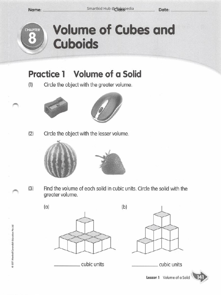 Volume of Cubes and Cuboids | PDF