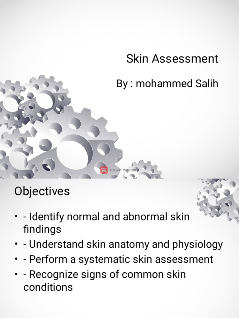 Skin Assessment Techniques and Findings | PDF