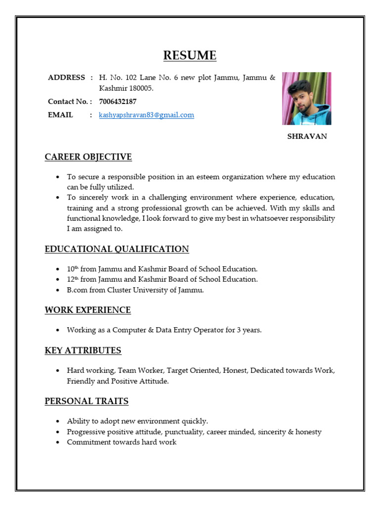 Resume: Career Objective | PDF