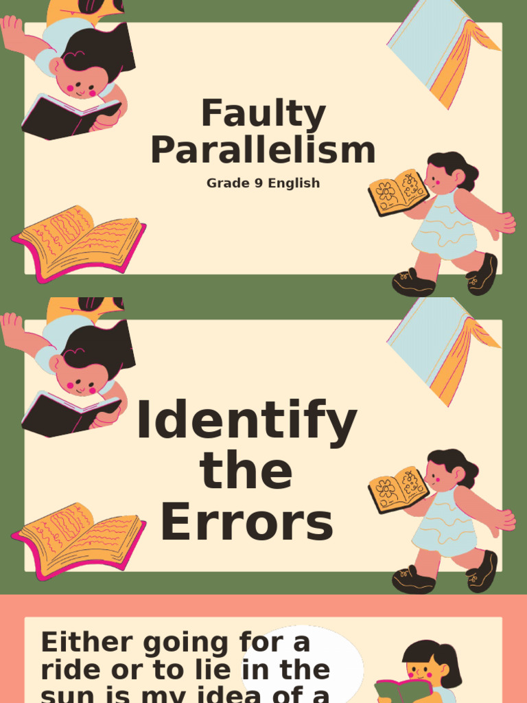Fixing Faulty Parallelism in Writing | PDF | Phrase | Sentence ...