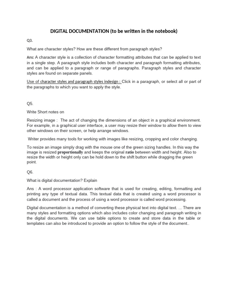 Digital Documentation X | PDF