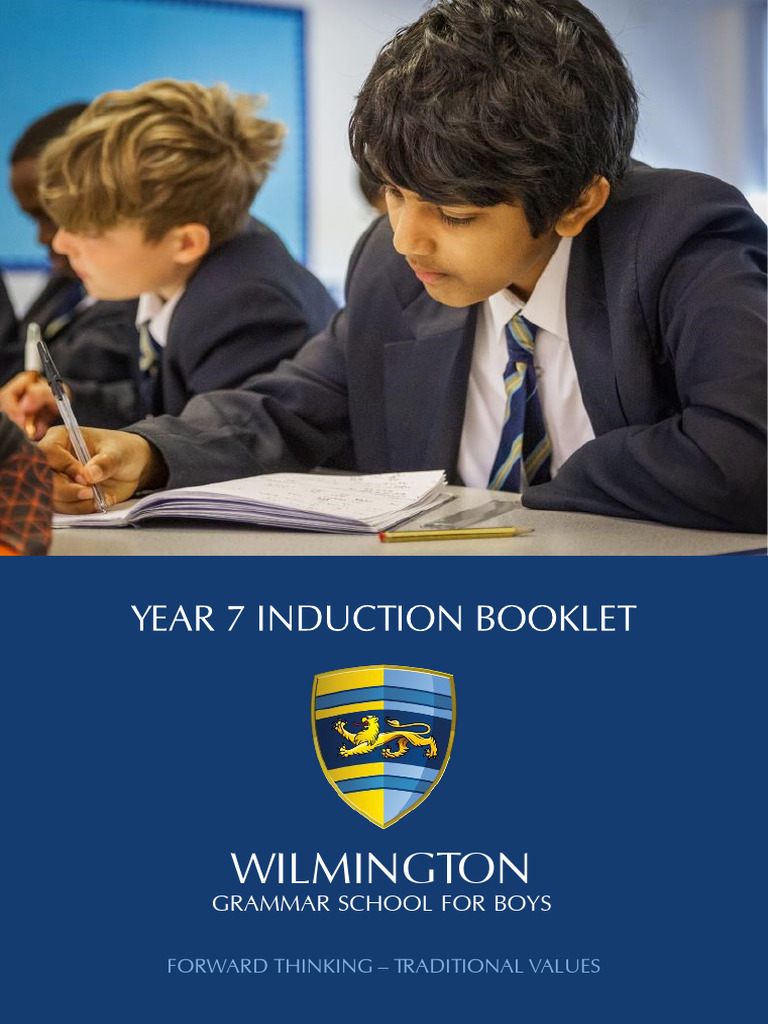 Year 7 Induction Guide for WGSB | PDF | Menu | School Meal