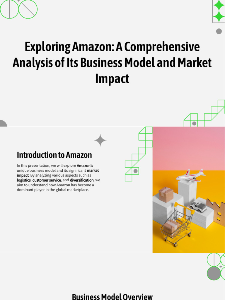 Slidesgo Exploring Amazon A Comprehensive Analysis of Its Business ...