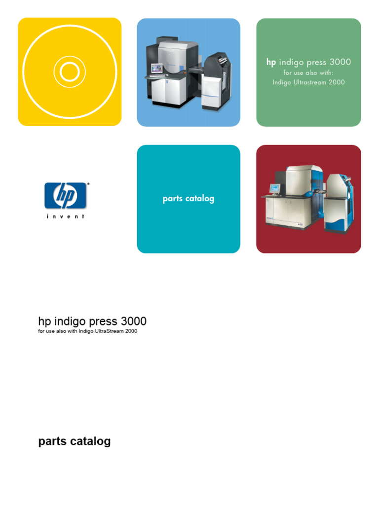 HP-Indigo-3000 Parts Cat US All | PDF | Pump | Gas Technologies