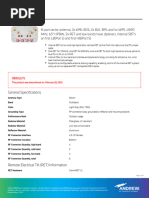 FFVV-65C-R3-V1 Sector Antenna Specs | PDF | Antenna (Radio ...