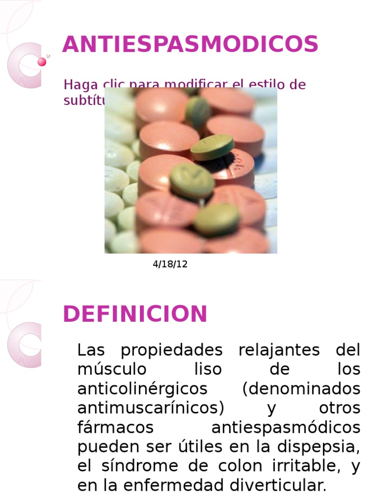 ANTIESPASMODICOS