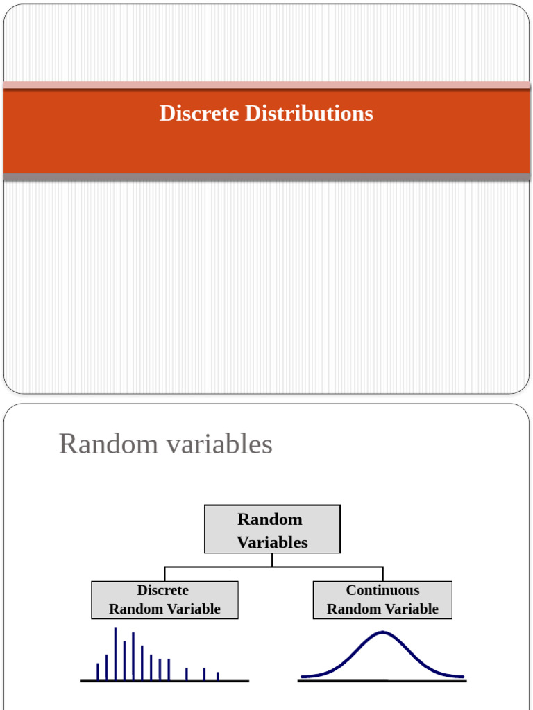 Understanding Discrete Distributions | PDF | Probability Distribution ...