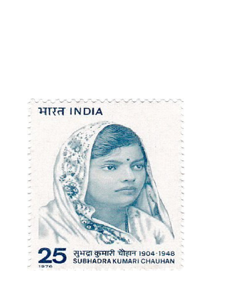 Subhadra Kumari Chauhan ( Poet - India ) | PDF