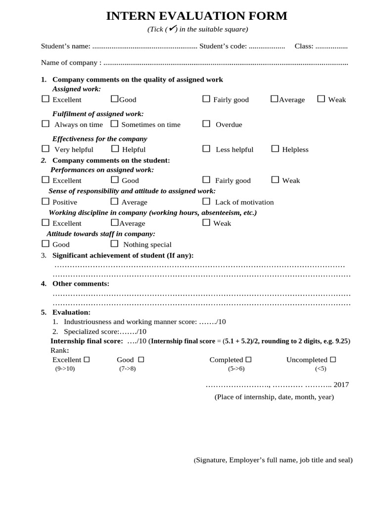 M1b_Intern Evaluation Form_Eng Version | PDF | Chess Theory | Chess